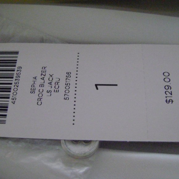 Chico's | Jackets & Coats | Nwt White Chicos Size Jacket Fully Lined ...